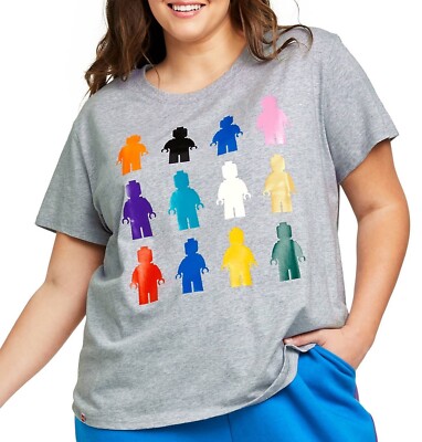 LEGO Women's Plus Size Minifigures Graphic Short Sleeve T-Shirt | eBay