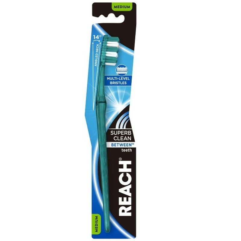 Reach Toothbrush Medium Reach Crystal Clean Medium Bristles Toothbrush