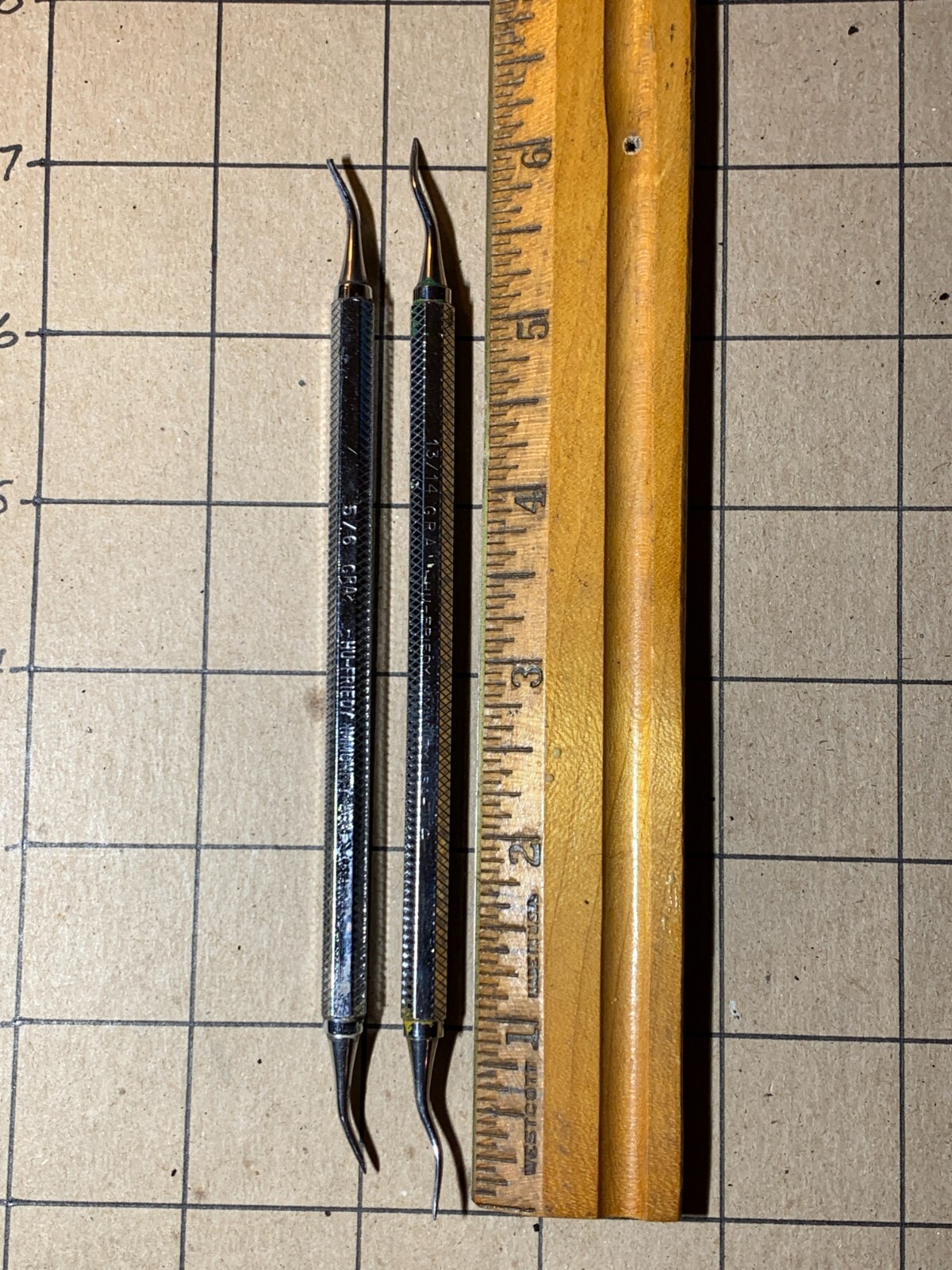 Vintage HU FRIEDY IMMUNITY DENTAL TOOLS - Set of 2 Tools Size 5-6-13-14 ...