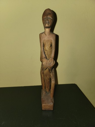 Ancient Rare Hand Carved Wooden South Indian Tribal Human Figure ...