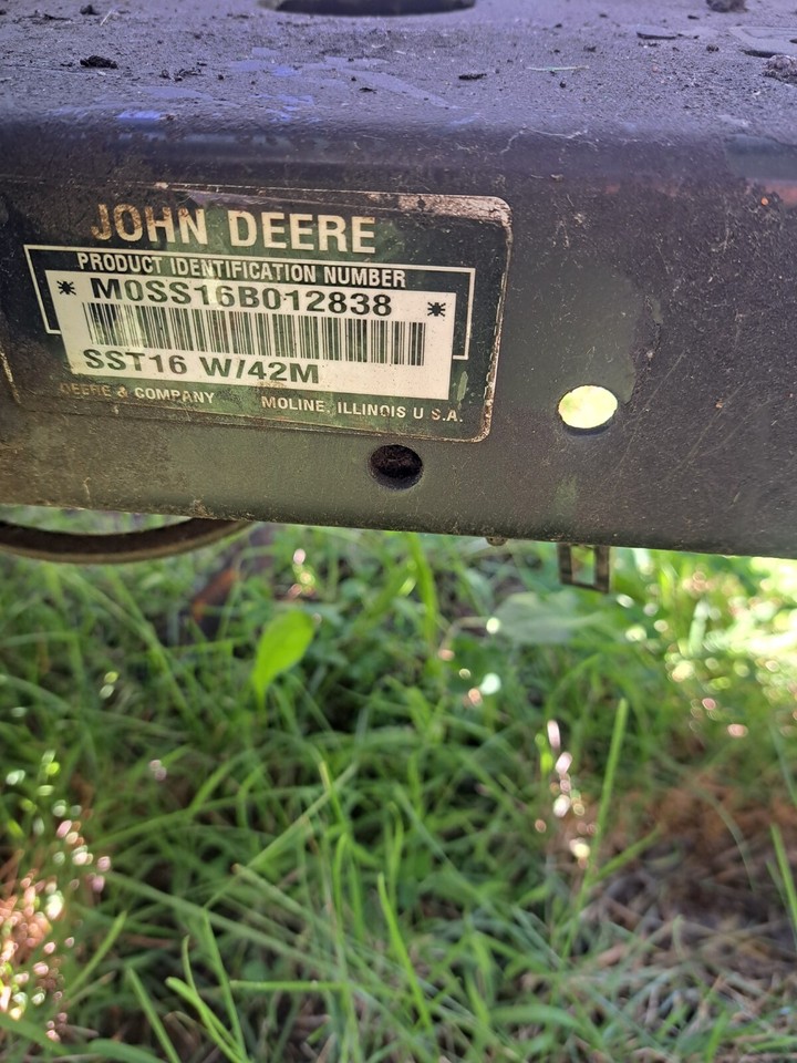 JOHN DEERE SST15 SST16 SST18 SPIN STEER STEERING WHEEL | eBay