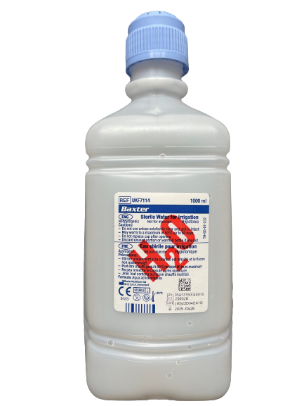 Baxter H20 1000ml Sterile Water - Pack of 6 Bottles (UKF7114) for sale ...
