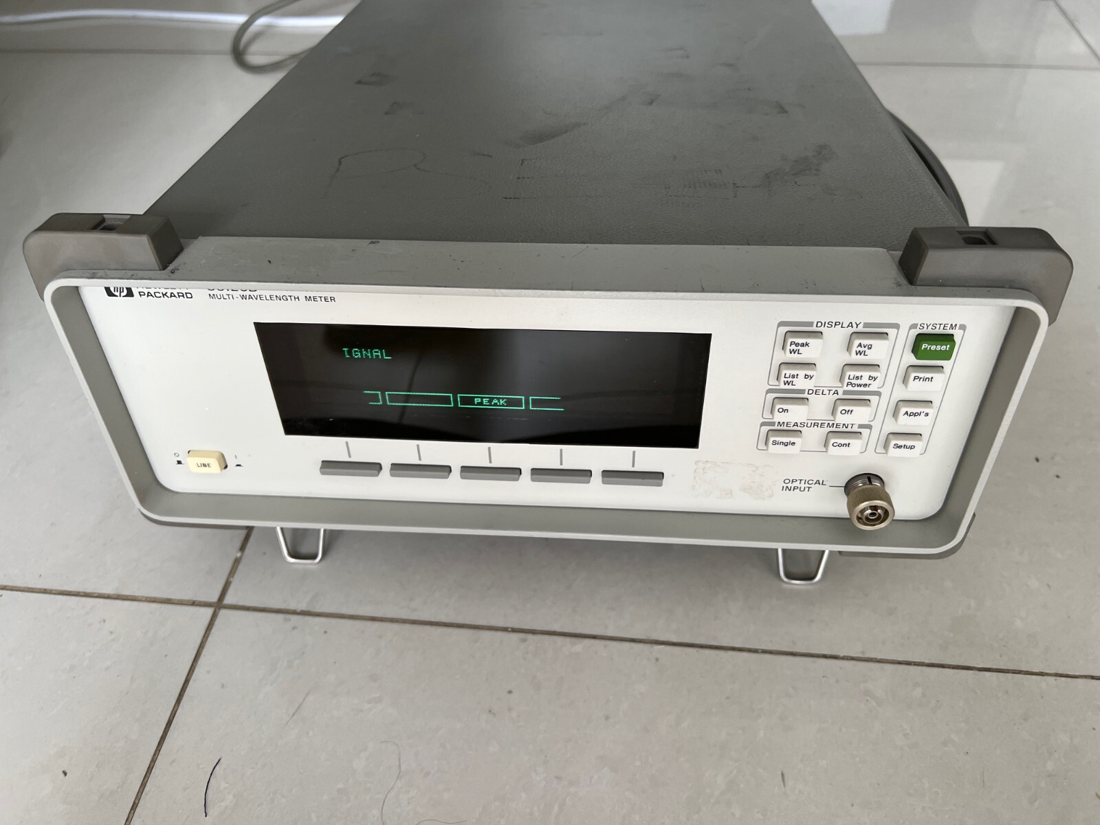 HP AGILENT 86120B Multi-Wavelength Meter | eBay
