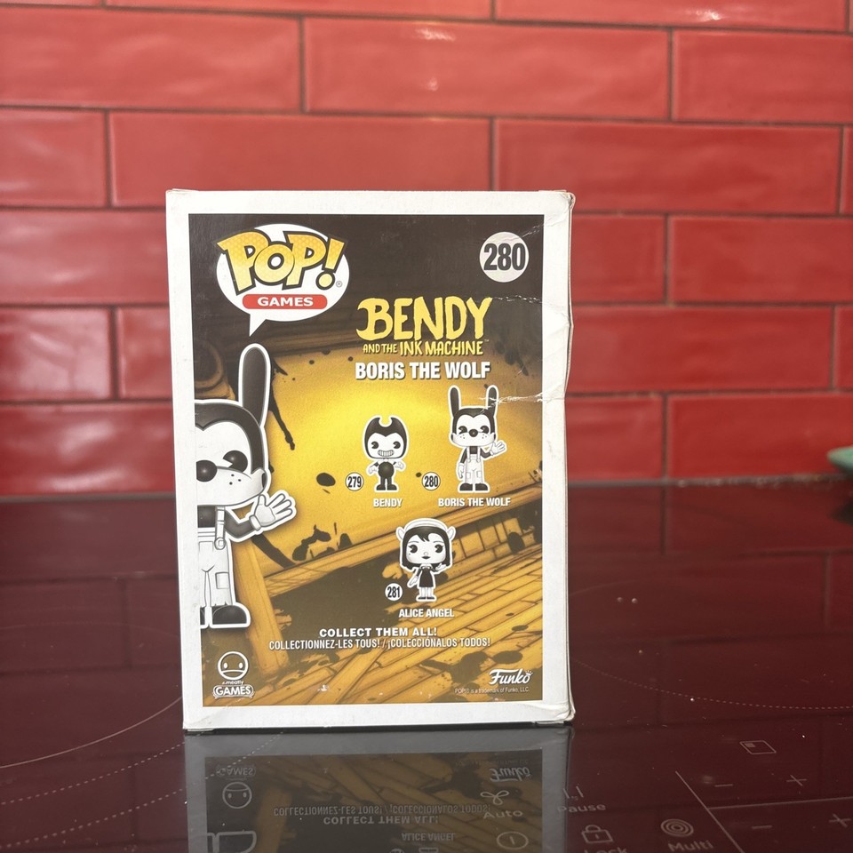Bendy and the Ink Machine Boris the Wolf. Pop Vinyl 280 Has Slight Box ...