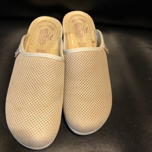 Fly Flot Made in Italy Mesh Clogs Anatomic 39 8 - Gem