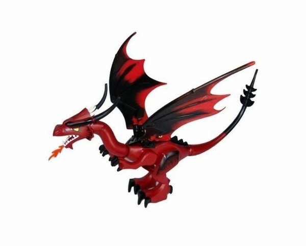 LEGO Red Kingdoms Dragon Fantasy Era Animal Fire Breathing Minifigure ...