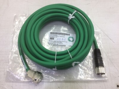 LENZE GREEN SERVO RESOLVER CABLE ASSEMBLY 12 PIN 12-PIN 33' LONG 10M | eBay