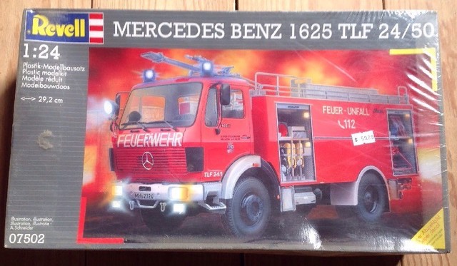 Revell MERCEDES BENZ 1625 TLF 24/50 Fire Truck Kit 07502 for sale ...