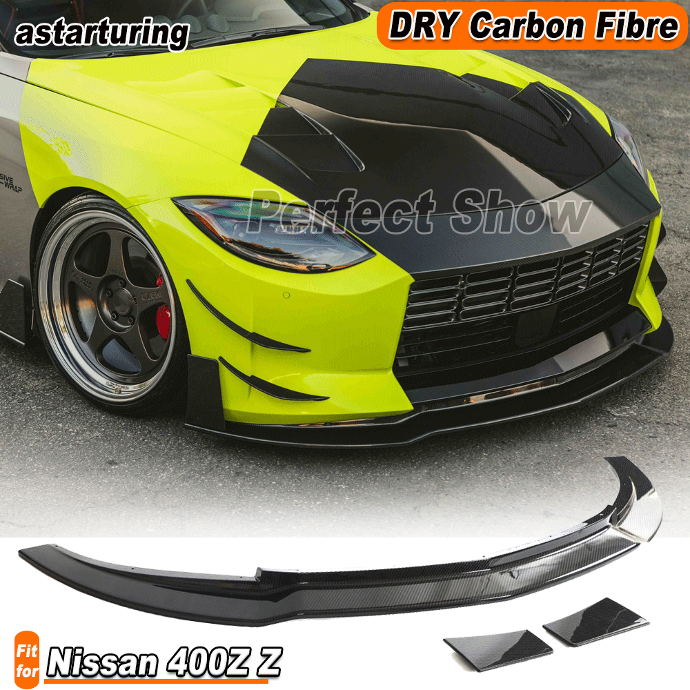 Fit For Nissan 400Z Z 2023UP DRY Carbon Fiber Front Bumper Lip Spoiler ...