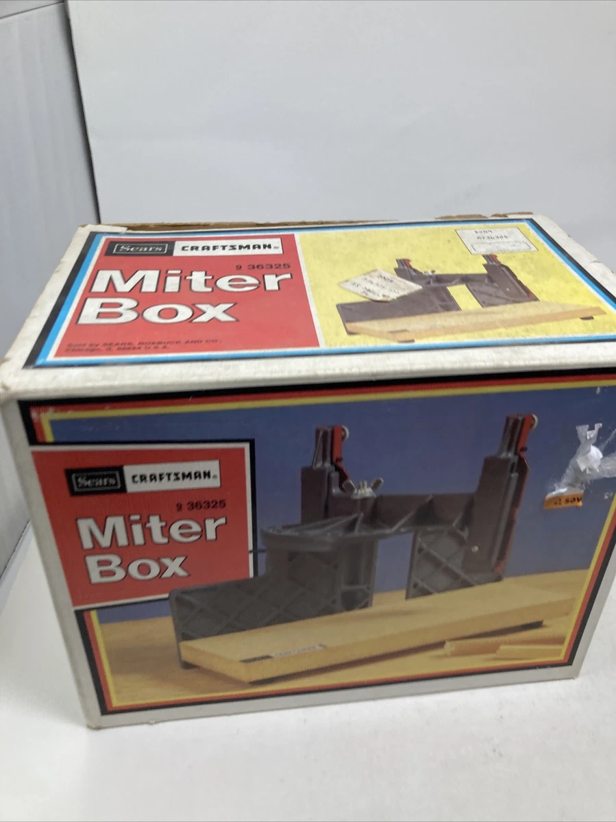 Craftsman Miter Box Manual