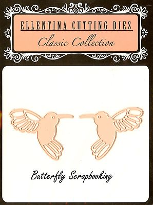 HUMMINGBIRD Die Set Craft Die Cutting Dies Ellentina DCN041 (2) Dies ...
