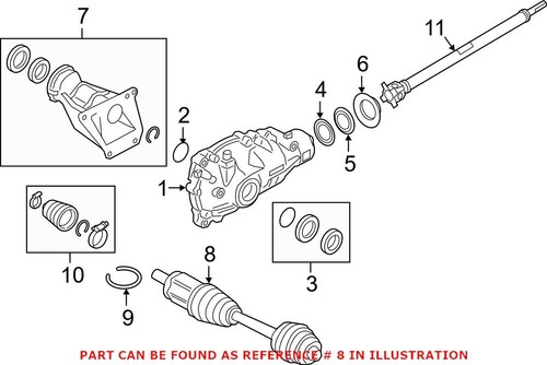 Genuine OEM Front Right CV Axle Assembly for BMW 31608486205 for sale ...