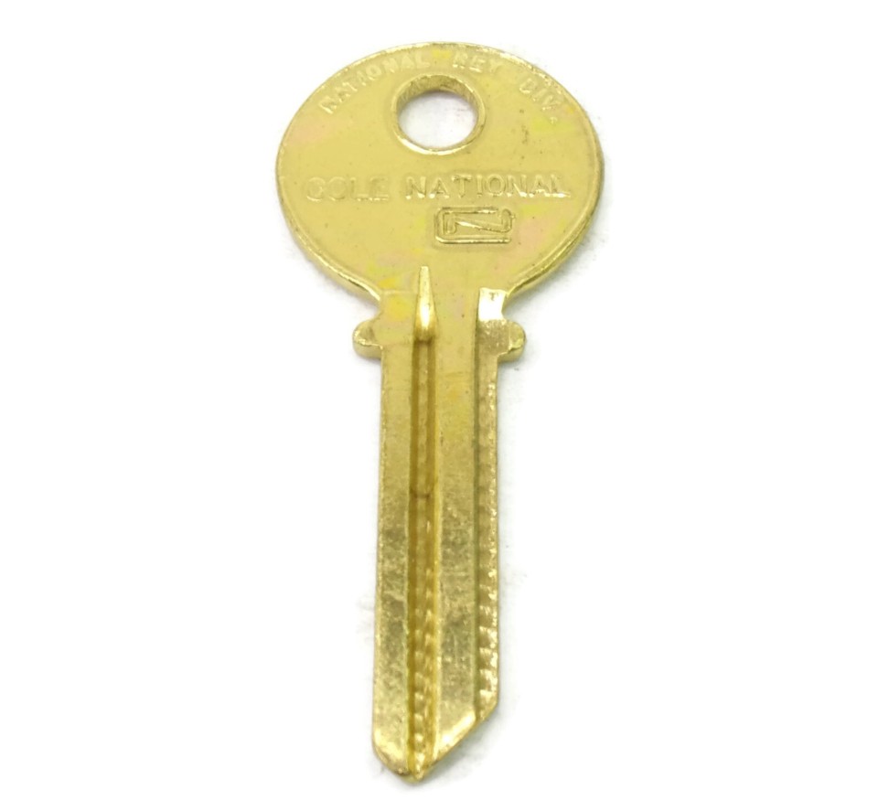 Y90 Brass Key Blank Cole National Key | eBay