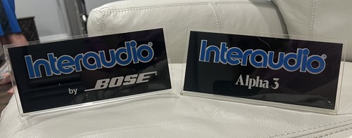VTG Bose Interaudio Alpha 3 In Store Display Signs Crown Plastics ...