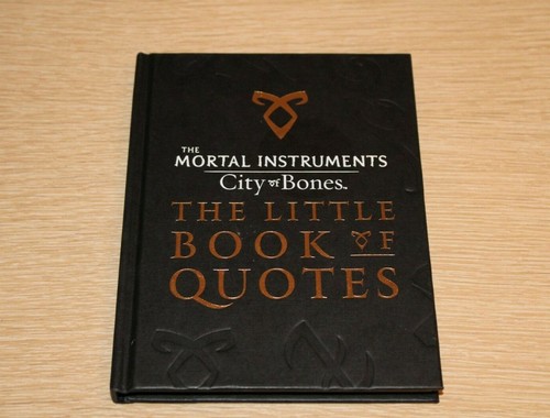 MORTAL INSTRUMENTS 1: CITY OF BONES LITTLE BOOK OF QUOTES - Hardcover ...