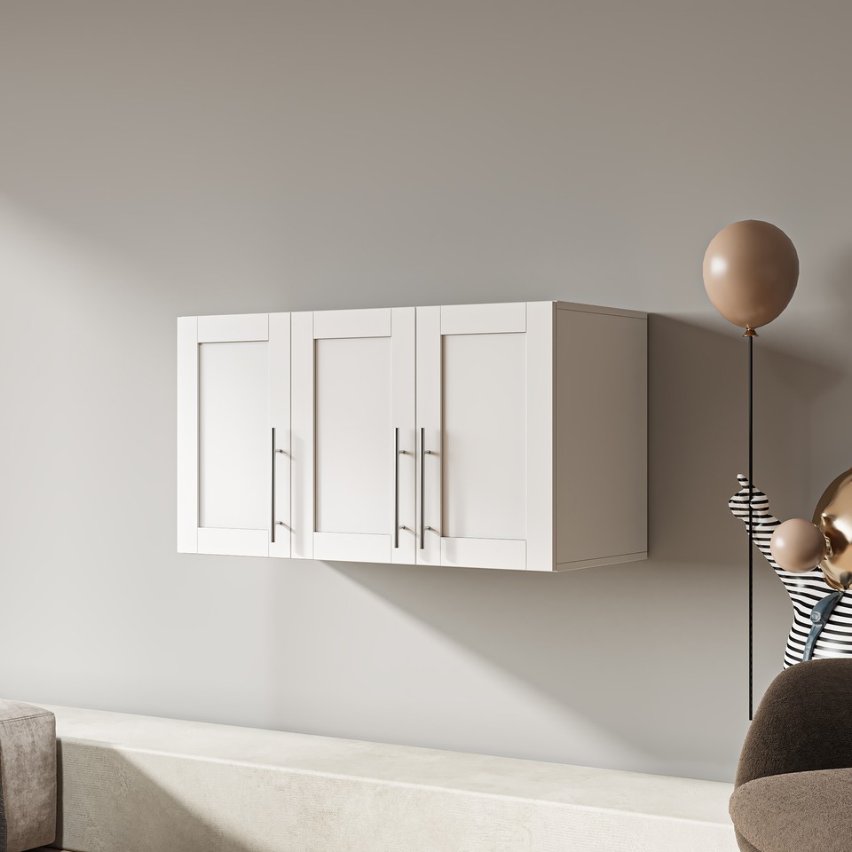 Stackable Wall Cabinet Wall Mounted Storage Cabinets W/ Adjustable ...