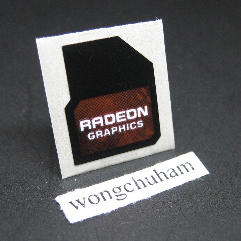 PC Notebook Sticker - Radeon Graphics Sticker 13mm x 17mm #202211221148 ...