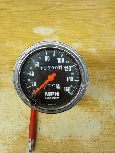 Autometer 160 MPH Mechanical Speedometer | eBay