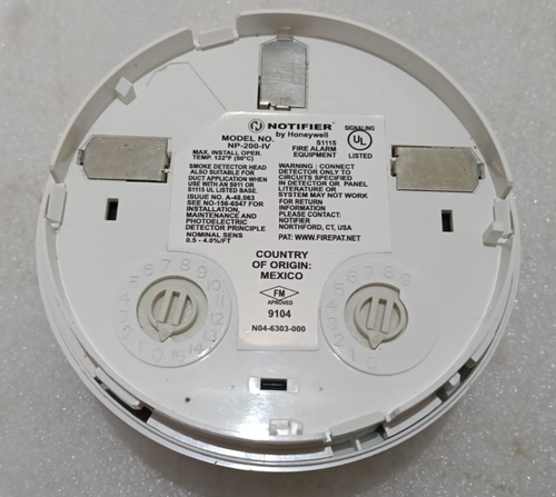 NOTIFIER NP-200-IV PHOTOELECTRIC SMOKE DETECTOR BRAND NEW IN BOX | eBay