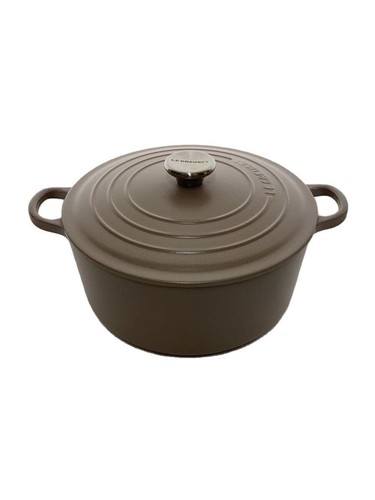 LE CREUSET Pressure Cooker Cocotte Rondo 24cm Enamel Pot 4.2L Cream ...