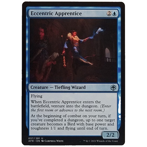 x1 Eccentric Apprentice AFR MTG M/NM Uncommon Blue Creature Tiefling Wizard TCG | eBay