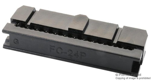 2.54mm IDC Connector, 2 Row, 24 Way, for Flat Cable - MC-254-24-00-00 ...
