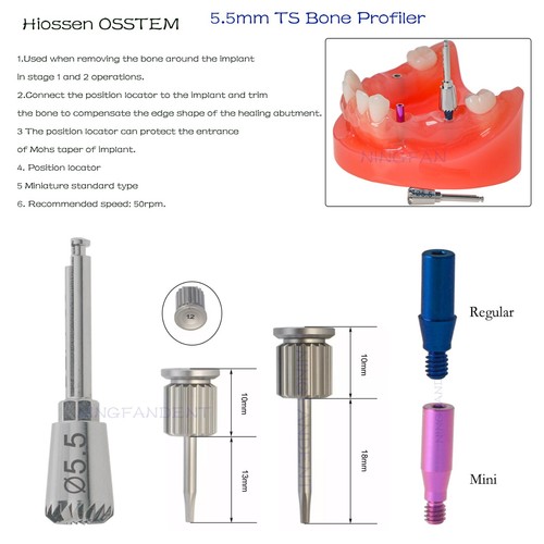Dental Torque Driver 5.5mm Implant Bone Profiler Guide Screw For ...