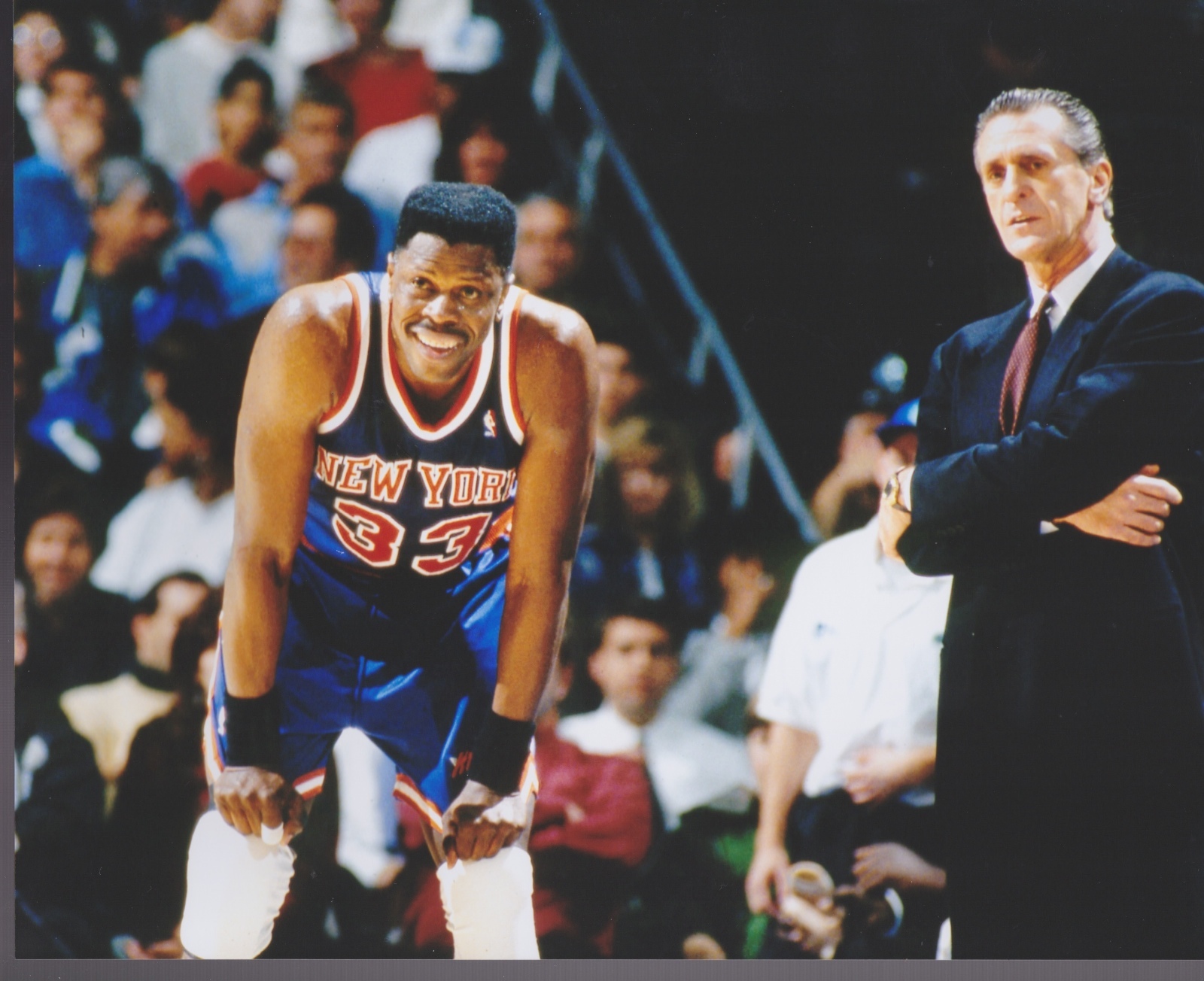 PATRICK EWING PAT RILEY NEW YORK KNICKS NBA HALL OF FAME 8 X 10 PHOTO 1 ...