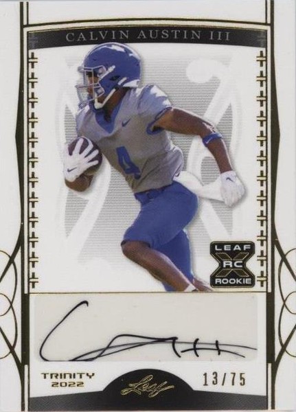 2022 Leaf Trinity - Gold #BA-CA1 Calvin Austin III /75 (AU, RC) for ...