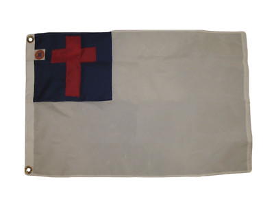 2x3 Embroidered Christian Cross 300D Sewn Nylon Flag 2'x3' Banner ...