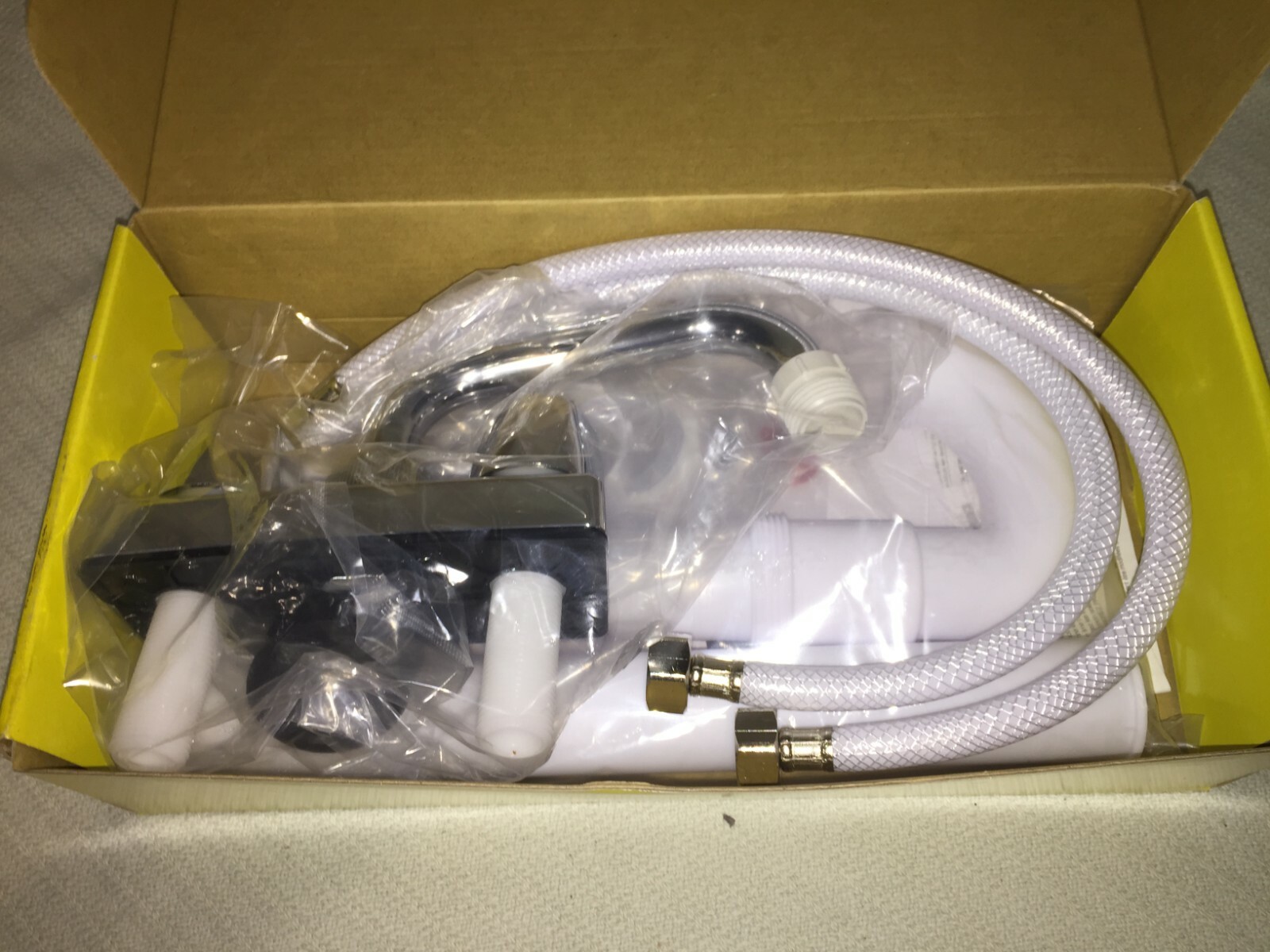 EL Mustee 15.600 6 inch Swing Spout Laundry Faucet and Drain Pipe KIT ...