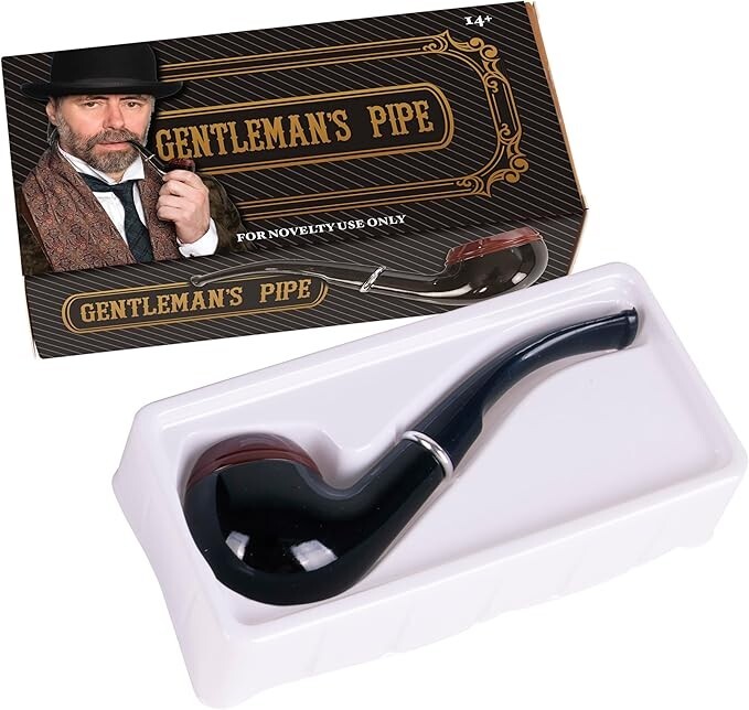 Fake Cigar Pipes for Smoking, Prop Pipe for Sherlock Holmes Costume ...