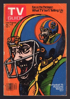 COVERS ONLY / by GRAPHIC DESIGNER MILTON GLASER / 1979 TV GUIDE COVERS ...