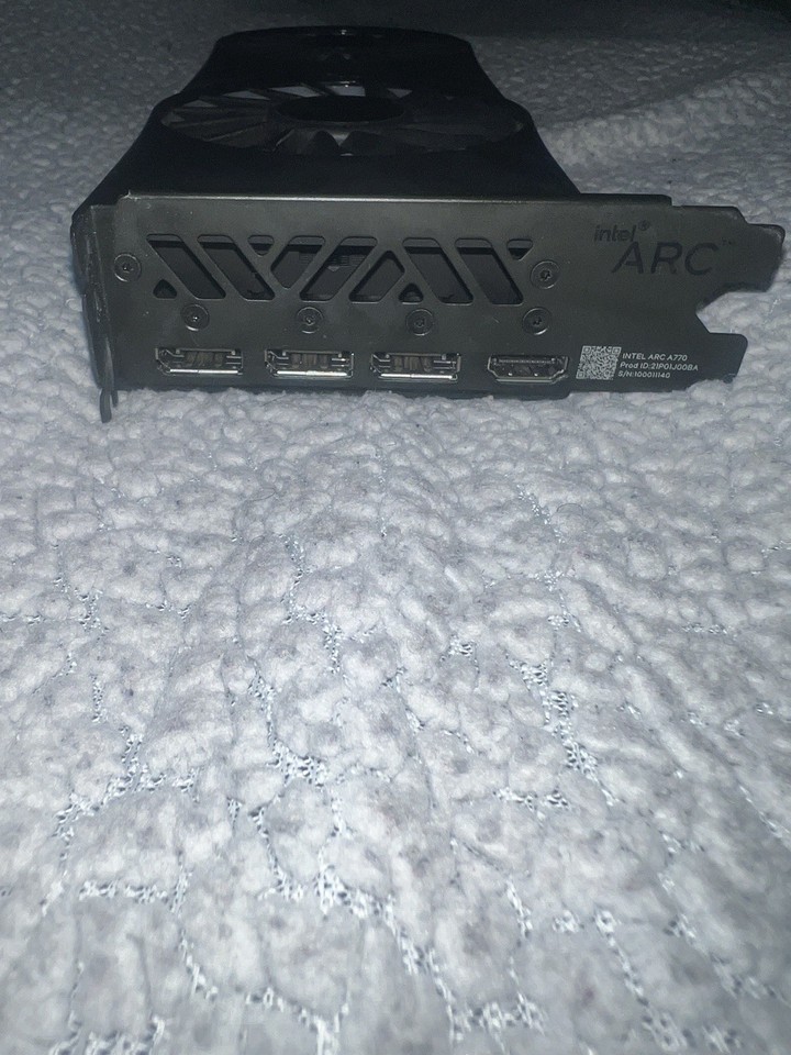 Intel Arc A770 Limited Edition Graphics Card PCI Express DisplayPort ...