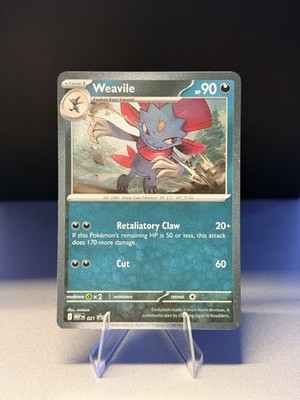 Weavile MEP021 - Mega Evolution Black Star Promo - Pokemon Card - Near ...