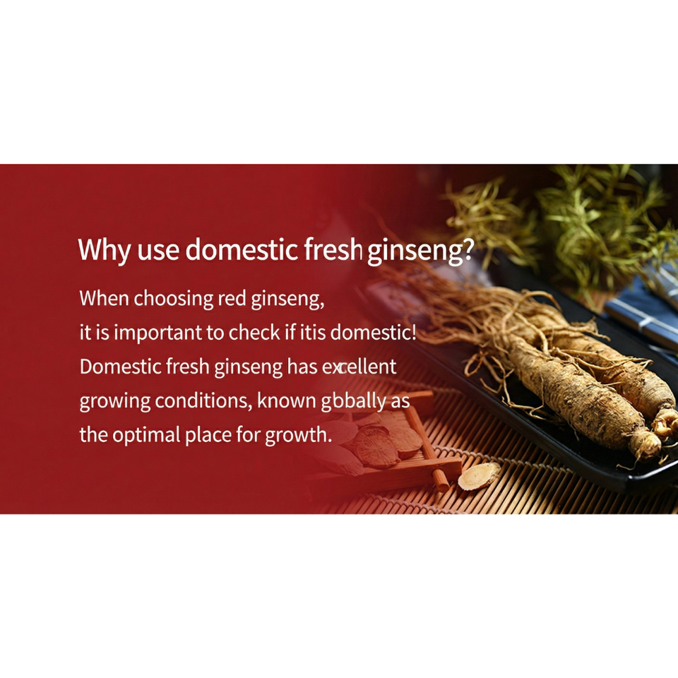 Hansamin Korean Red Ginseng Tonic Mild 50ml x 30 Pouches 6-Year-Old ...