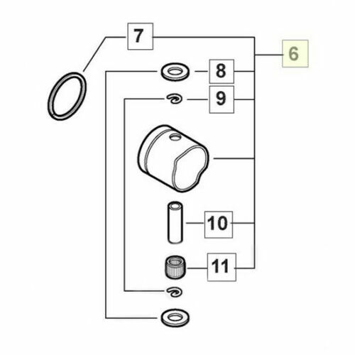 P021037930 Echo Piston Kit Fits DH232 HC-2420 HT235 & More | eBay