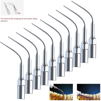 10PCS Dental Piezon Ultrasonic Perio Scaler Tip Fit DTE Satelec ...