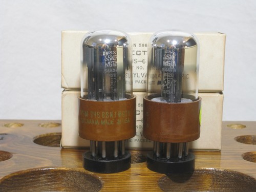 Sylvania USN 6SN7 WGTA Matching pair electronic tubes | eBay
