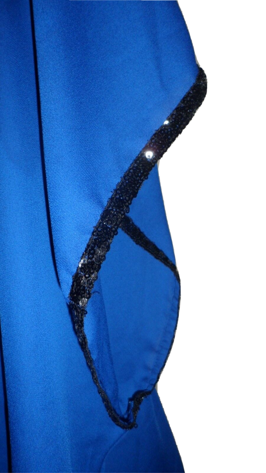 women plus: WET SEAL Blue Sequins Sheer Top - Size 3X | eBay