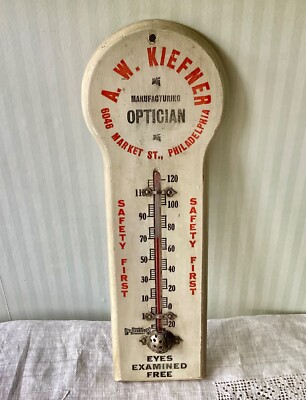 ANTIQUE VINTAGE ADVERTISING TAYLOR THERMOMETER / SIGN MANUFACTURING ...