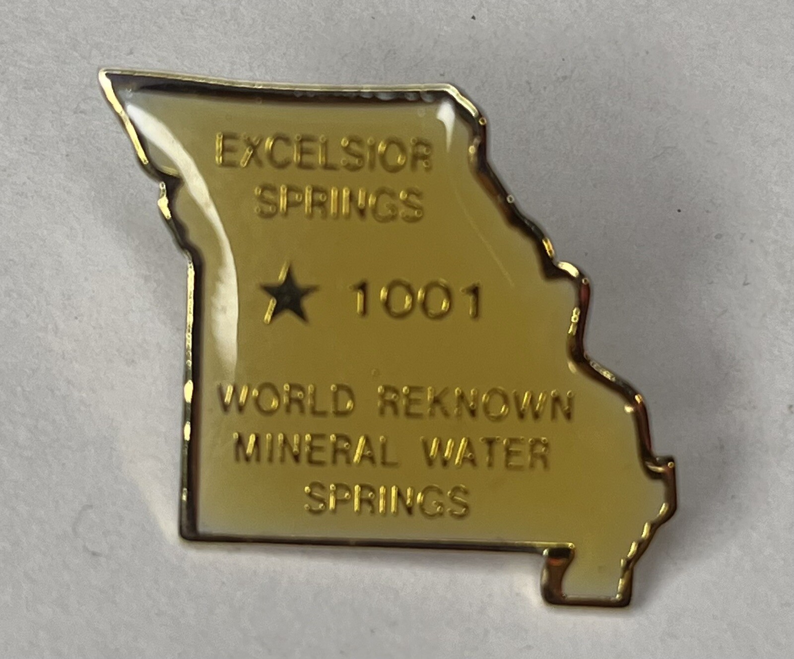 Vintage Elks Pinback Excelsior Springs Missouri 1001 Mineral Water | eBay