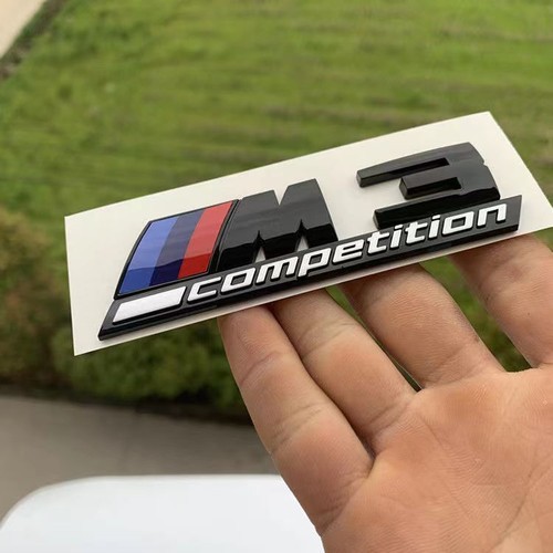 Body & Exterior Styling For M3 COMPETITION Letters Rear Trunk Sticker 3 ...