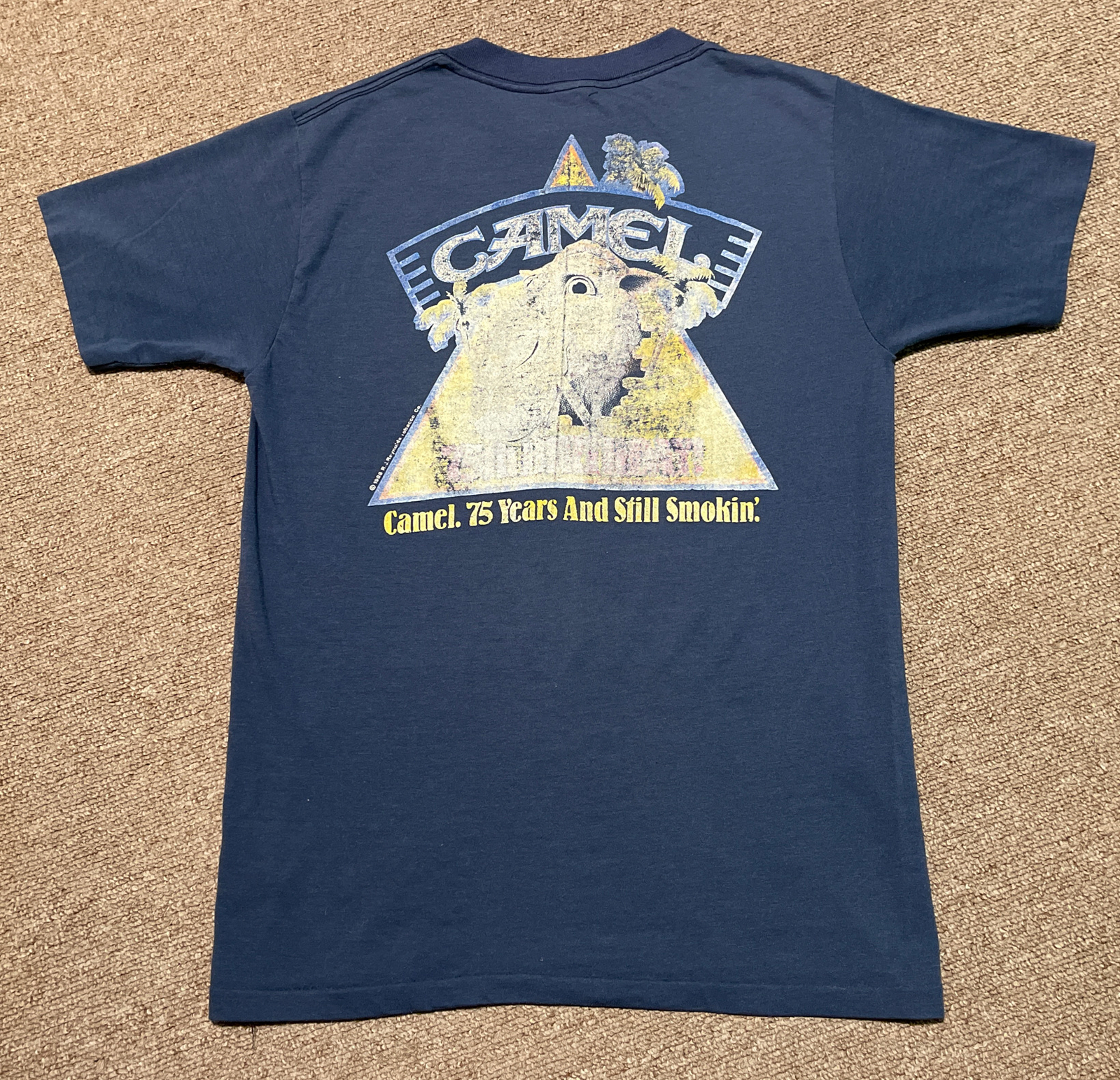 Vintage 1988 Medium Joe Camel Cigarettes Single Stitc… - Gem
