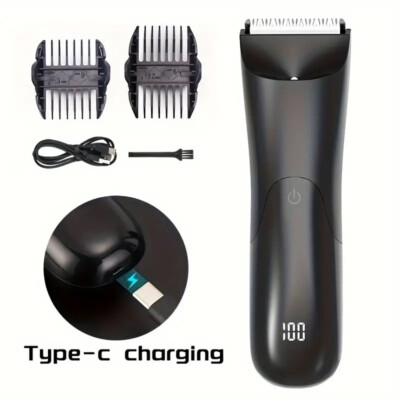 Manscape Groin Hair Trimmer for Men's Electric Ball Trimmer Wet/Dry ...