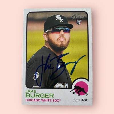 Jake Burger Signed Autographed 2022 Topps Heritage Card White Sox | eBay