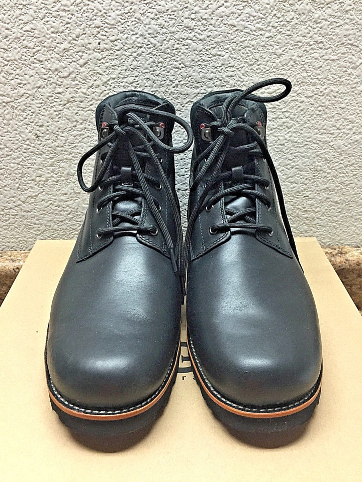 UGG MEN SETON TL BLACK SHEARLING WATERPROOF LEATHER Boot US 8 / EU 41 ...