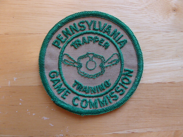 Vintage Pennsylvania Game Commission TRAPPER TRAINING Patch | eBay