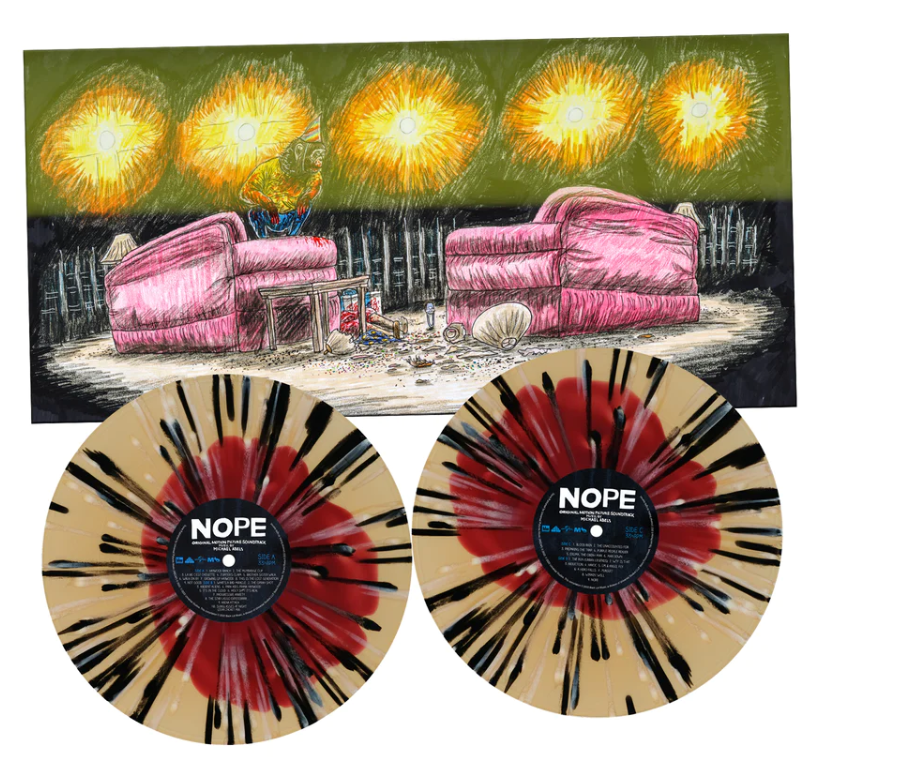 Nope Movie Film Vinyl Record Soundtrack 2 LP Blood Rain Color Jordan ...