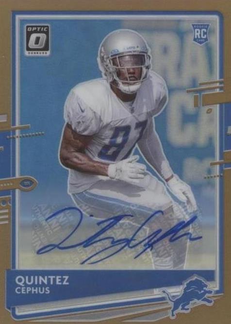 2020 Panini Donruss Optic - Rookies Quintez Cephus #130 Bronze Prizm ...